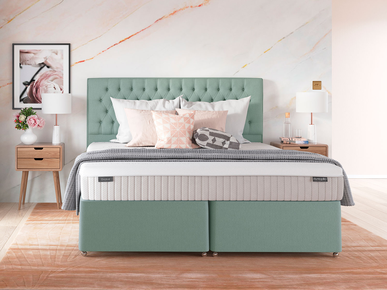 3ft Single Dunlopillo Royal Sovereign Plus Divan Set